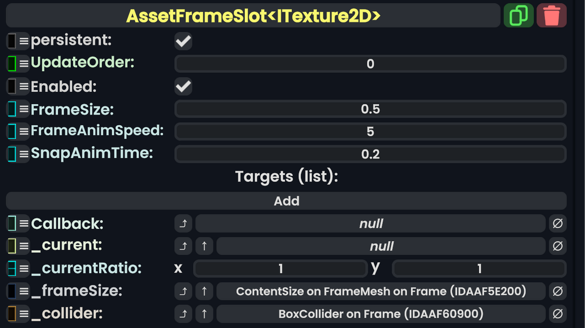 Component:AssetFrameSlot - Resonite Wiki